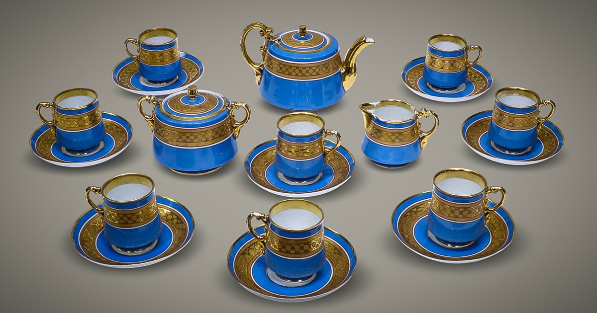 Russian porcelain, 19th century authentic Russian antiques | RDM Fine Art